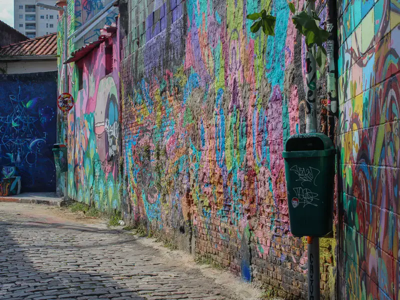 Beco do Batman na Vila Madalena - Galeria de Arte a Céu Aberto